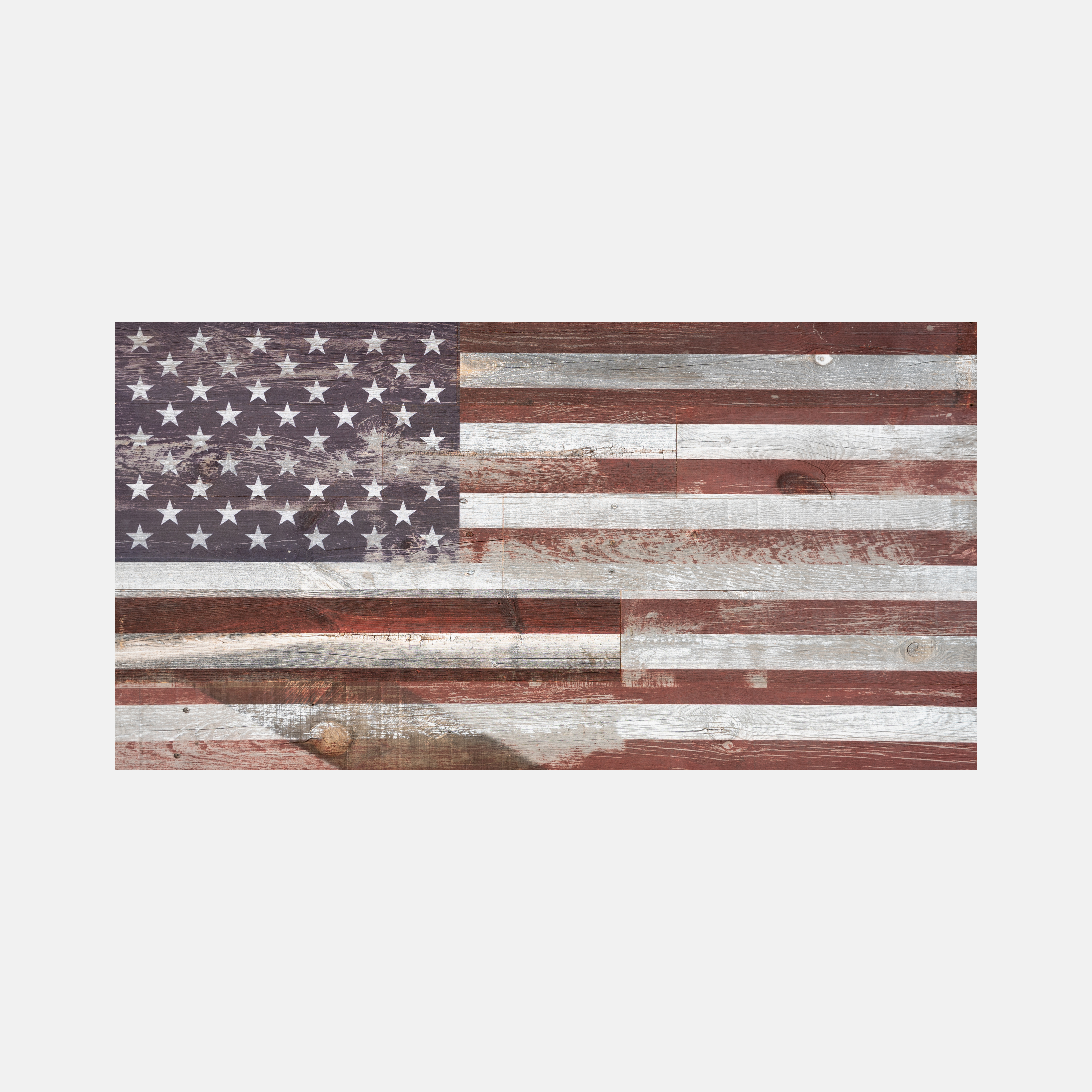 rustic american flag