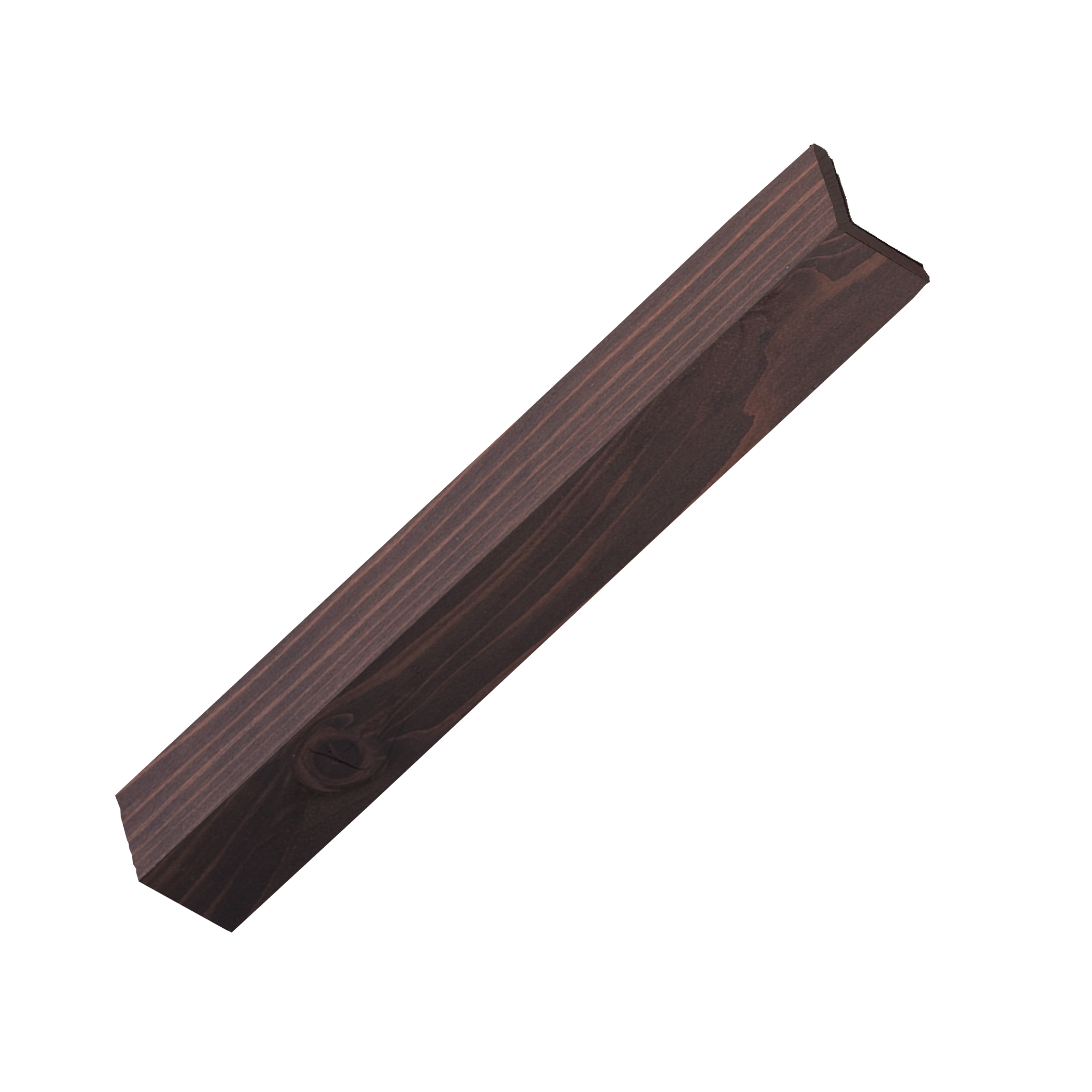 Modern Brown Wood Corner Trim Sample | Stikwood