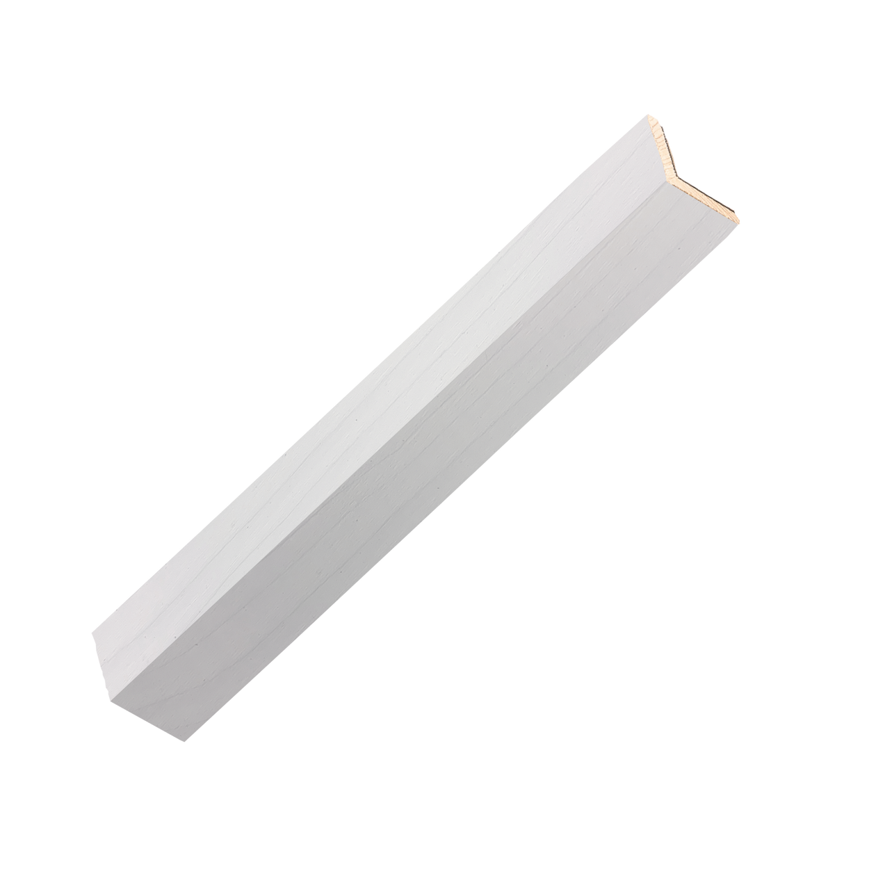 Modern White Wood Corner Trim | Peel & Stick | Stikwood