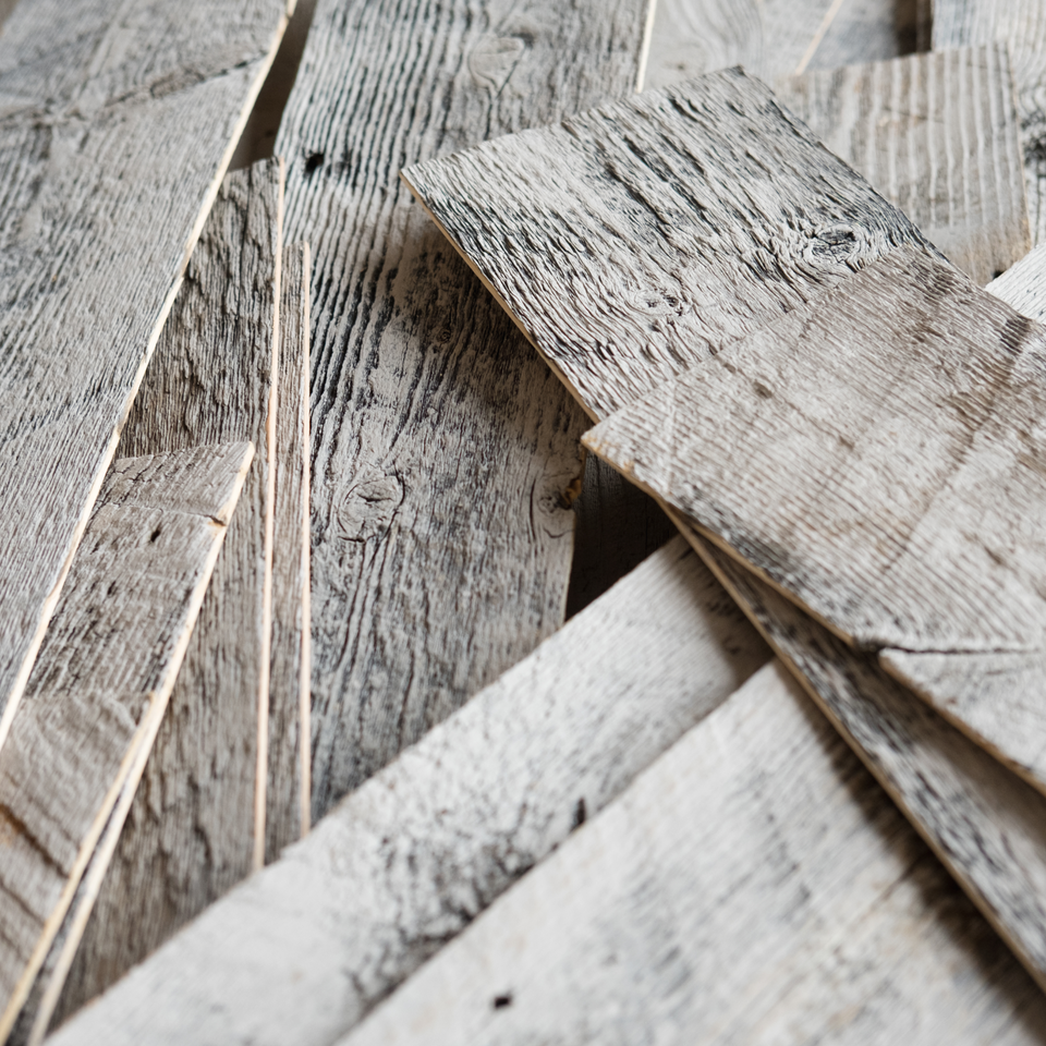 Reclaimed Weathered Gray Wood Planks | Stikwood