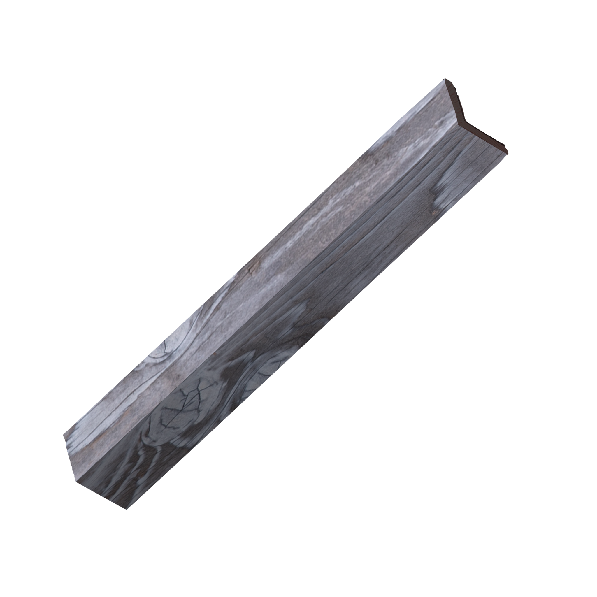 Steel Gray Wood Corner Trim Sample | Stikwood