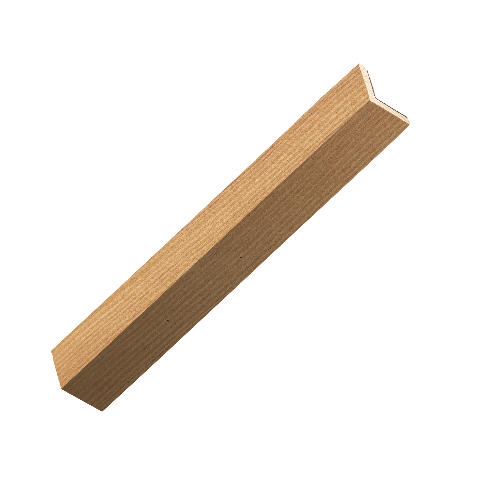 Vertical Grain Natural Wood Corner Trim Sample | Stikwood