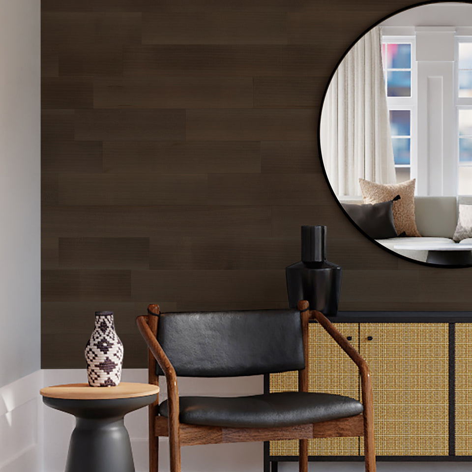 Vertical Grain Cocoa Wood Planks | Stikwood